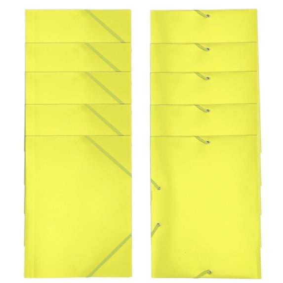 Ywmsfl 10 Pcs A4 Document Folder File Folder with Elastic Band ...