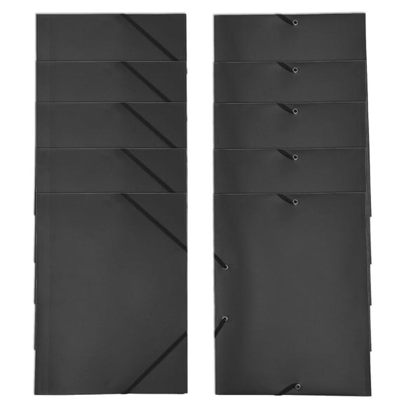 Ywmsfl 10 Pcs A4 Document Folder File Folder with Elastic Band ...