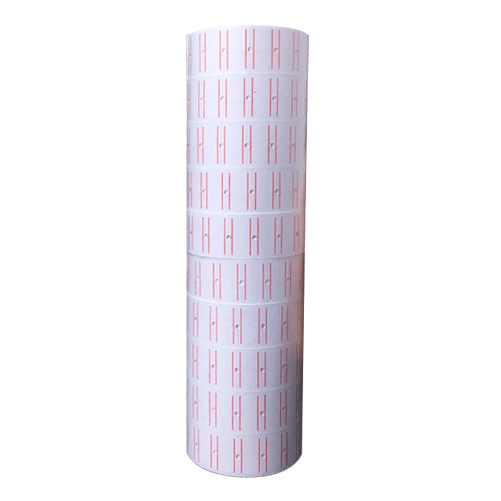 Ywmsfl 10 Rolls Self Adhesive Price Labels Paper Tag Sticker Single Row ...