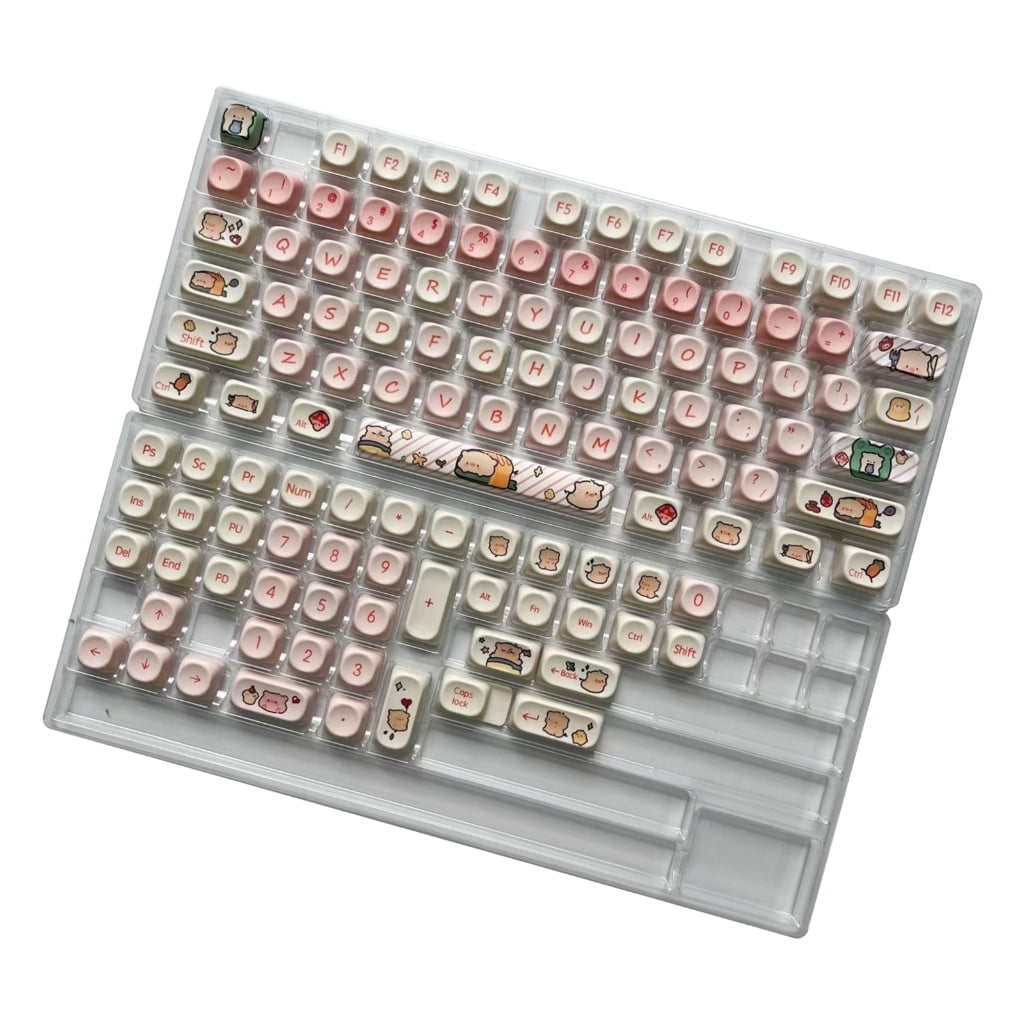 Ywmsfl 118Keys MOAs Height Pigs Keycap for Mechanical Keyboards Dye ...