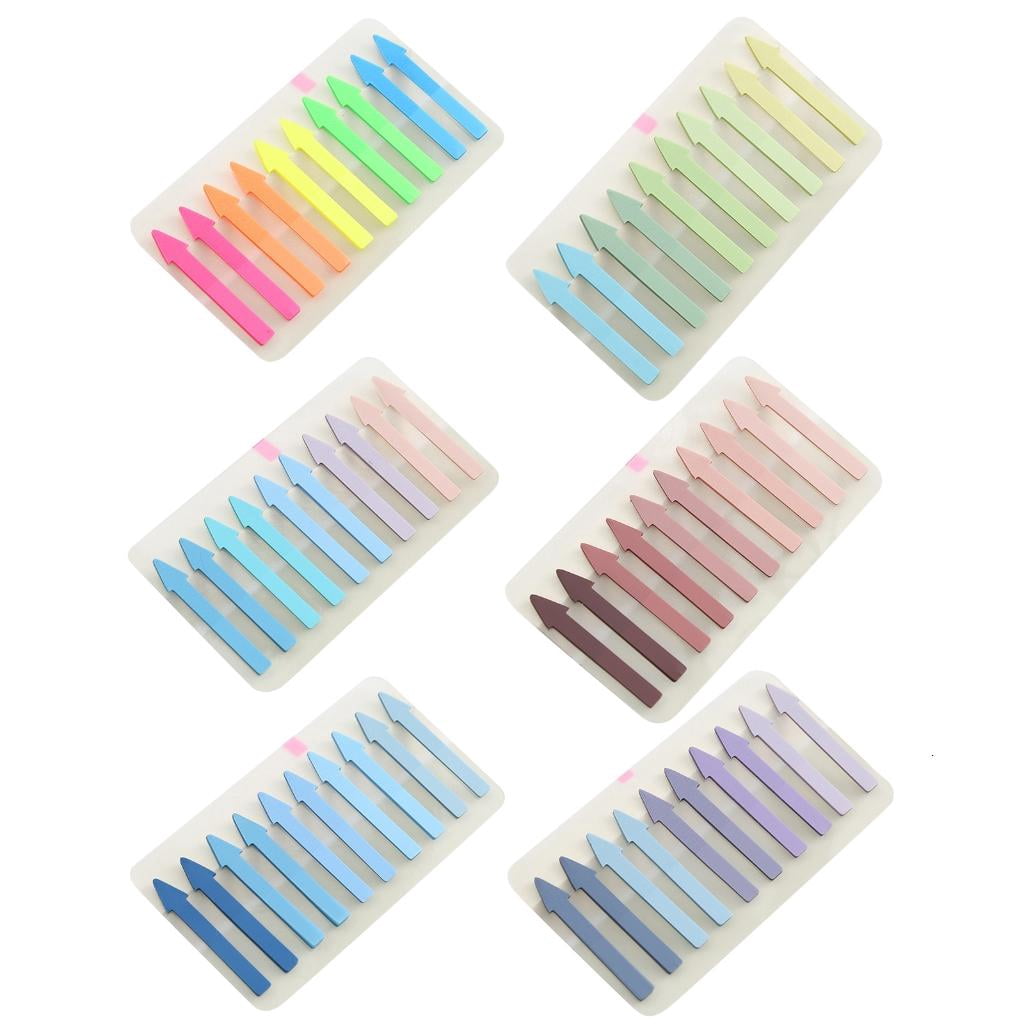 Ywmsfl 1200/2400Pcs Colorful Index Label Writable Index Sticker Reading ...