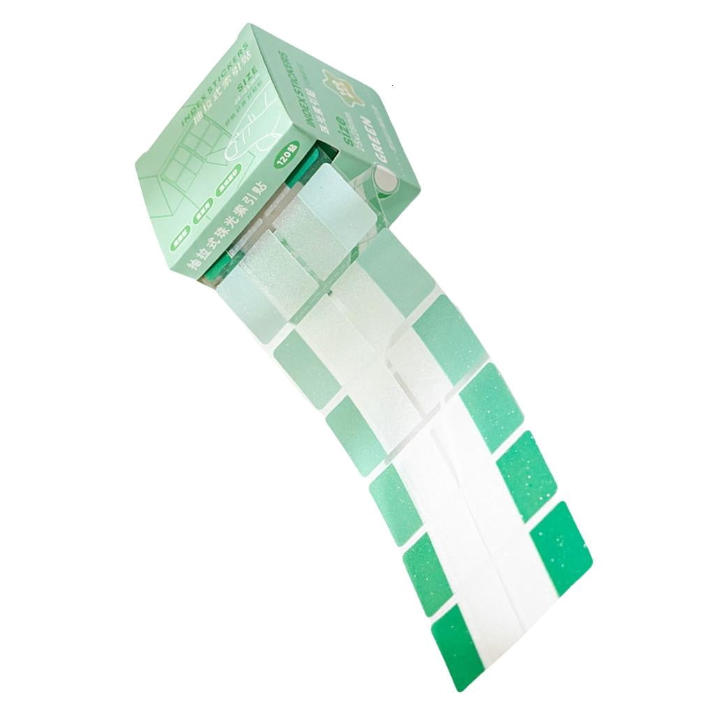 Ywmsfl 120Pcs Glittering Colored Label Adhesive Index Label Writable ...