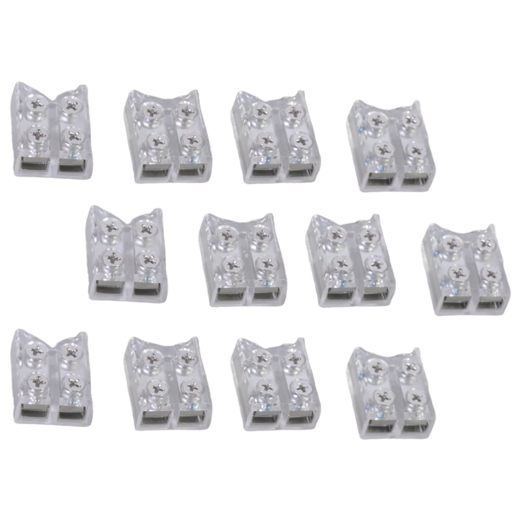 Ywmsfl 12Pcs LED Strips Connector Screw Fixing Connection Terminals LED ...