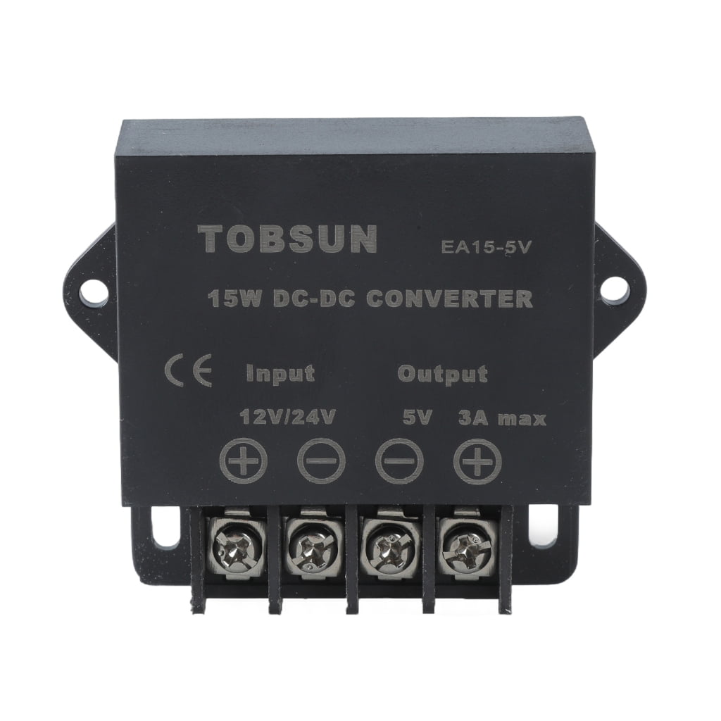 Ywmsfl 12V/24V to 5V Converter Voltages Reducer Regulator Step Down Converter Replacement Car ...