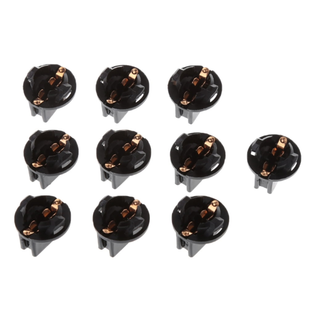 Ywmsfl 12V Light Bulbs Socket Indicator Holder Lamp Holder T5/T10 LED ...