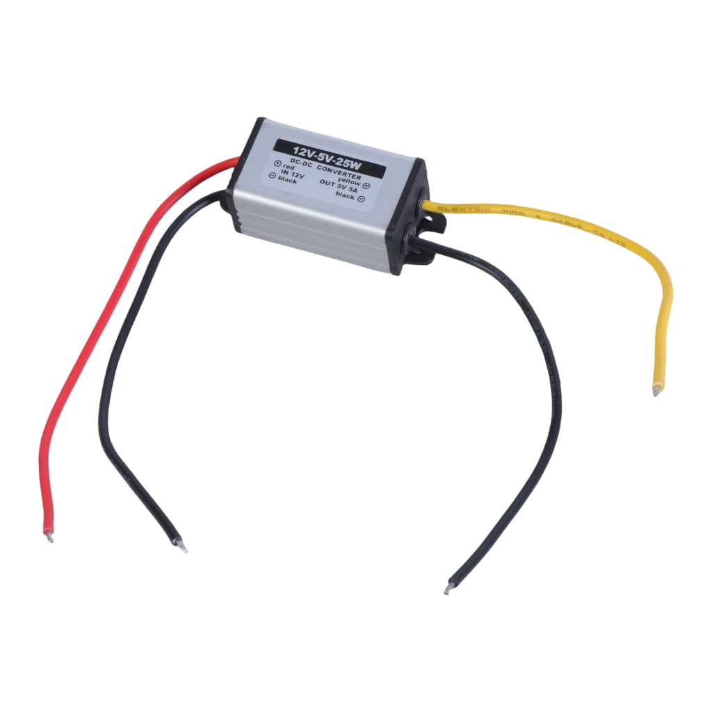 Ywmsfl 12V to 5V 5A 25W Step Down 12V-5V Buckk Converters Truck Car Power Supply - Walmart.com