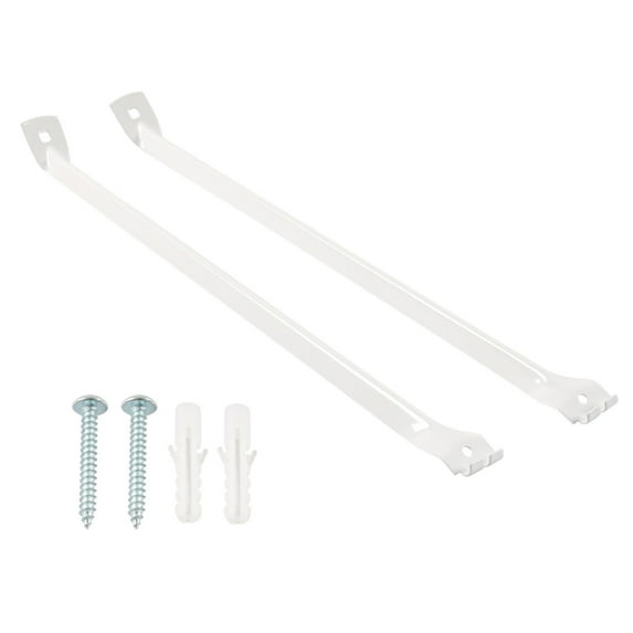 Ywmsfl 1Pair Shelf Bracket Fitting Assembly Wall Mounted Metal Wire ...