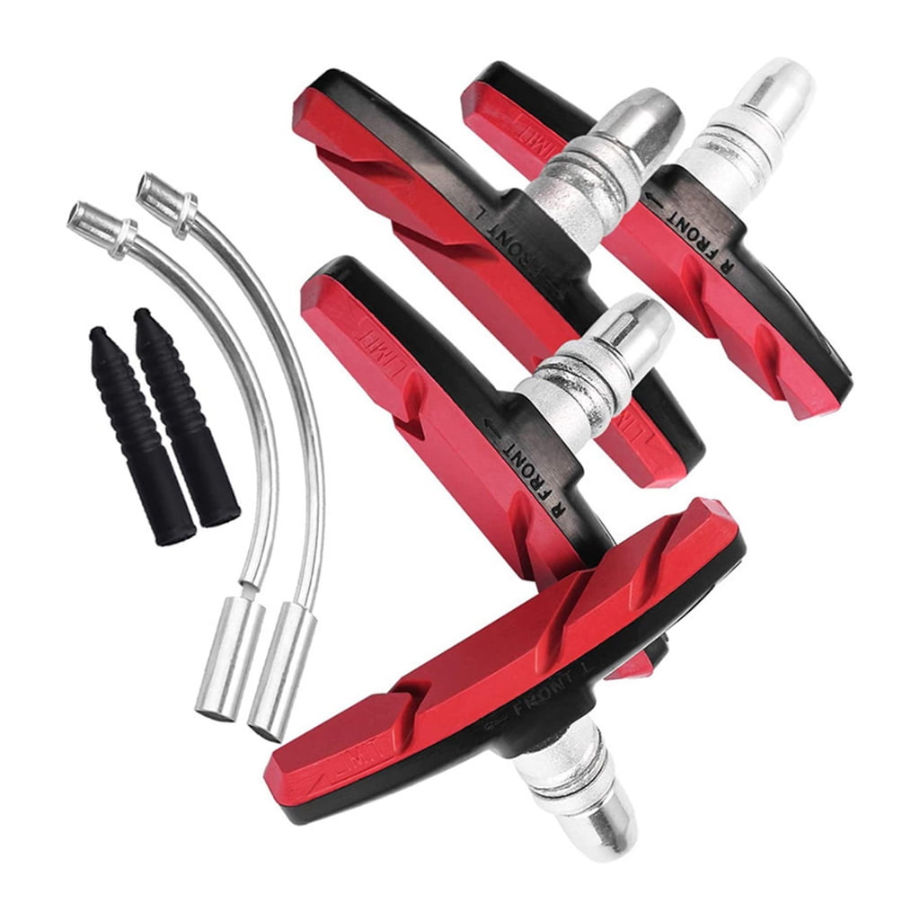 Ywmsfl 2 Pair Cycling Brake Mount Pad Shoe Block with Bend Pipe ...