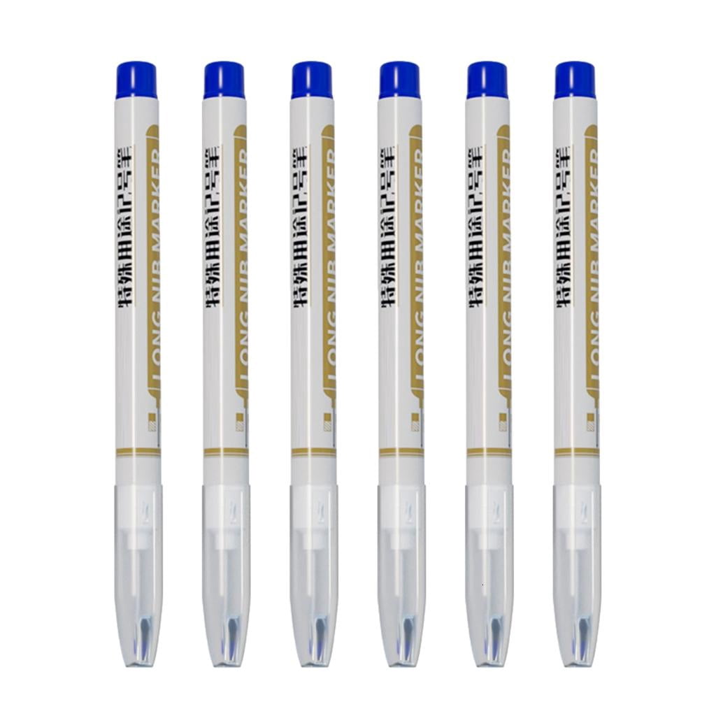 Ywmsfl 20mm Deep Hole Marker Long Tip Carpenter Marker for Metal Wood ...