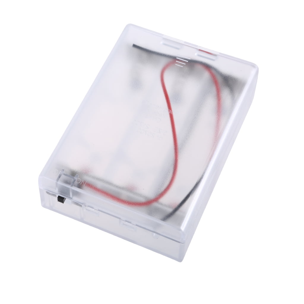 Ywmsfl 21700 Battery Case 3 Compartment With Power Cable Transparently ...