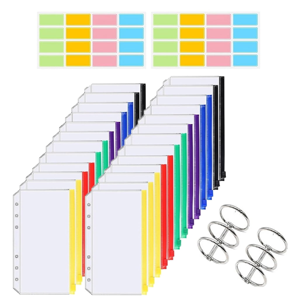 Ywmsfl 25pcs Clear PVC Zippered Folders for Knitting Needle ...