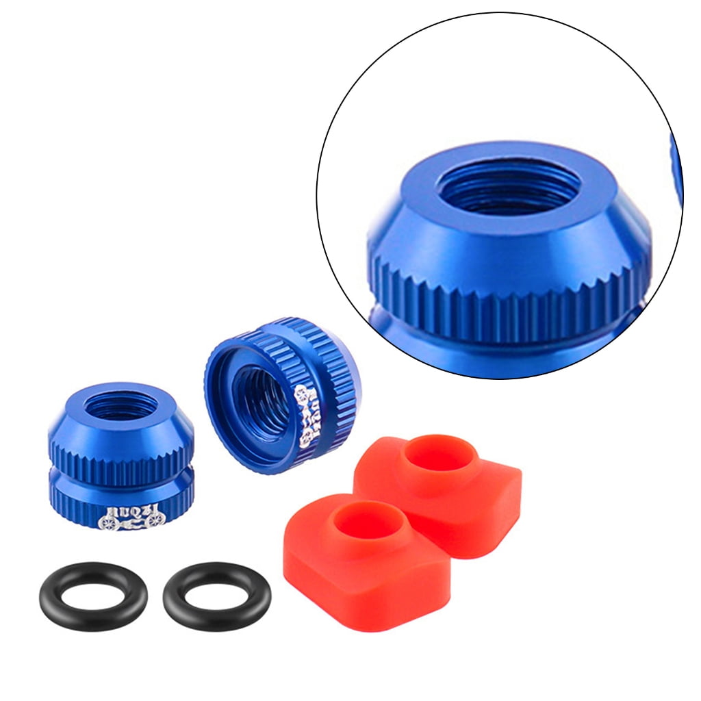 Ywmsfl 2Pcs Bicycles Vacuum Tire Valves Nut Lock Nut Bicyles Inner Tube ...