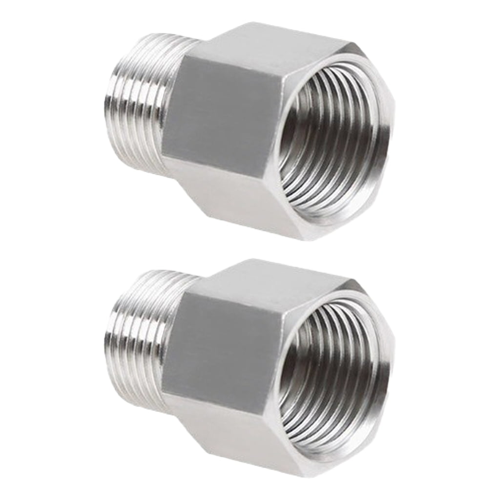 Ywmsfl 2Pcs High Strengths Sturdy Stainless Steel NPT Coupling G1/8 ...