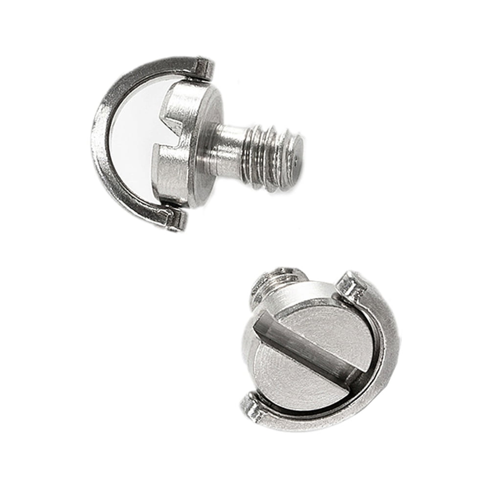 Ywmsfl 2pcs 1/4Inch D Rings Screws For DSLR Cameras Stainless Steel ...