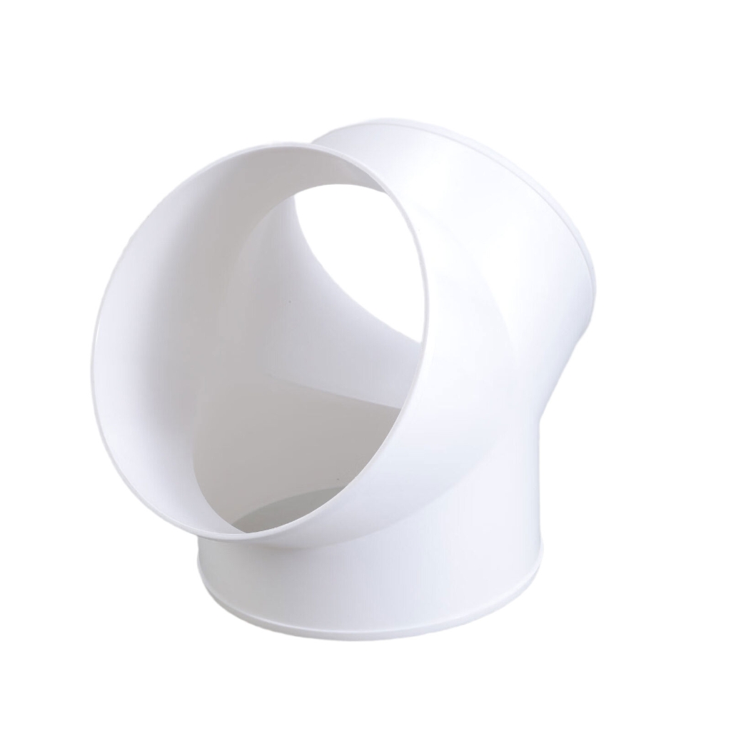 Ywmsfl 3 Way Duct Connector PVC Y Shape Round Pipe Fitting Pipe ...