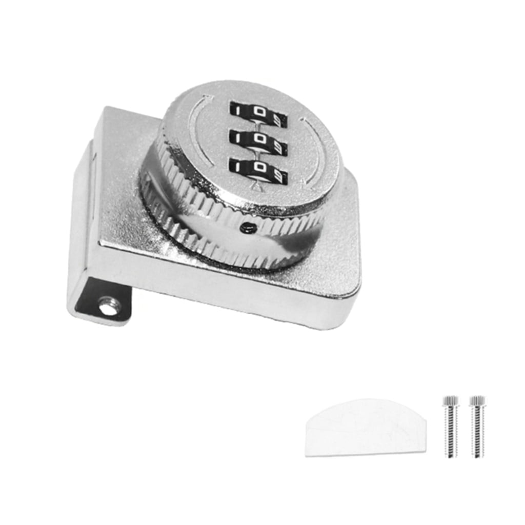 Ywmsfl 3Digit Combination Cabinet Lock Mechanical Password Lock Keyless ...