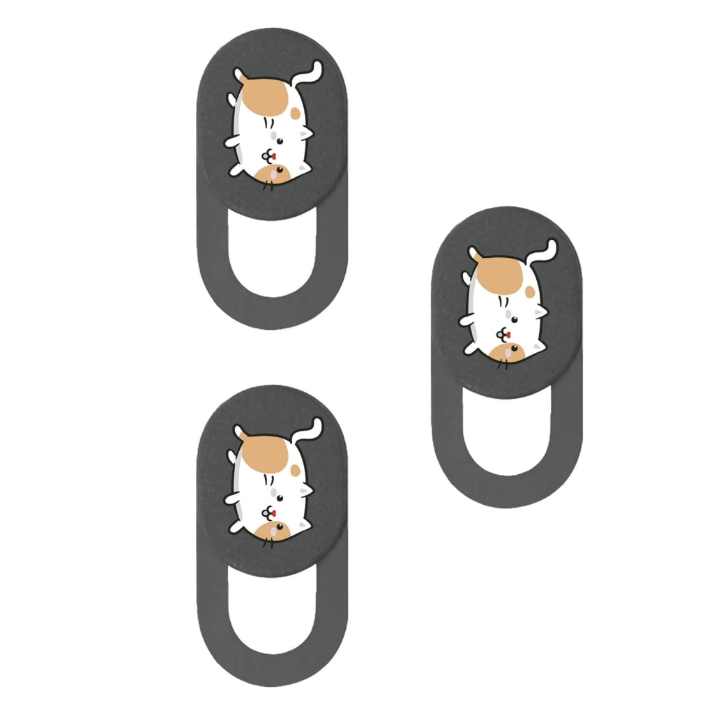 Ywmsfl 3pcs Cartoon Kitten Camera Cover Webcam Cover Slide Universal ...