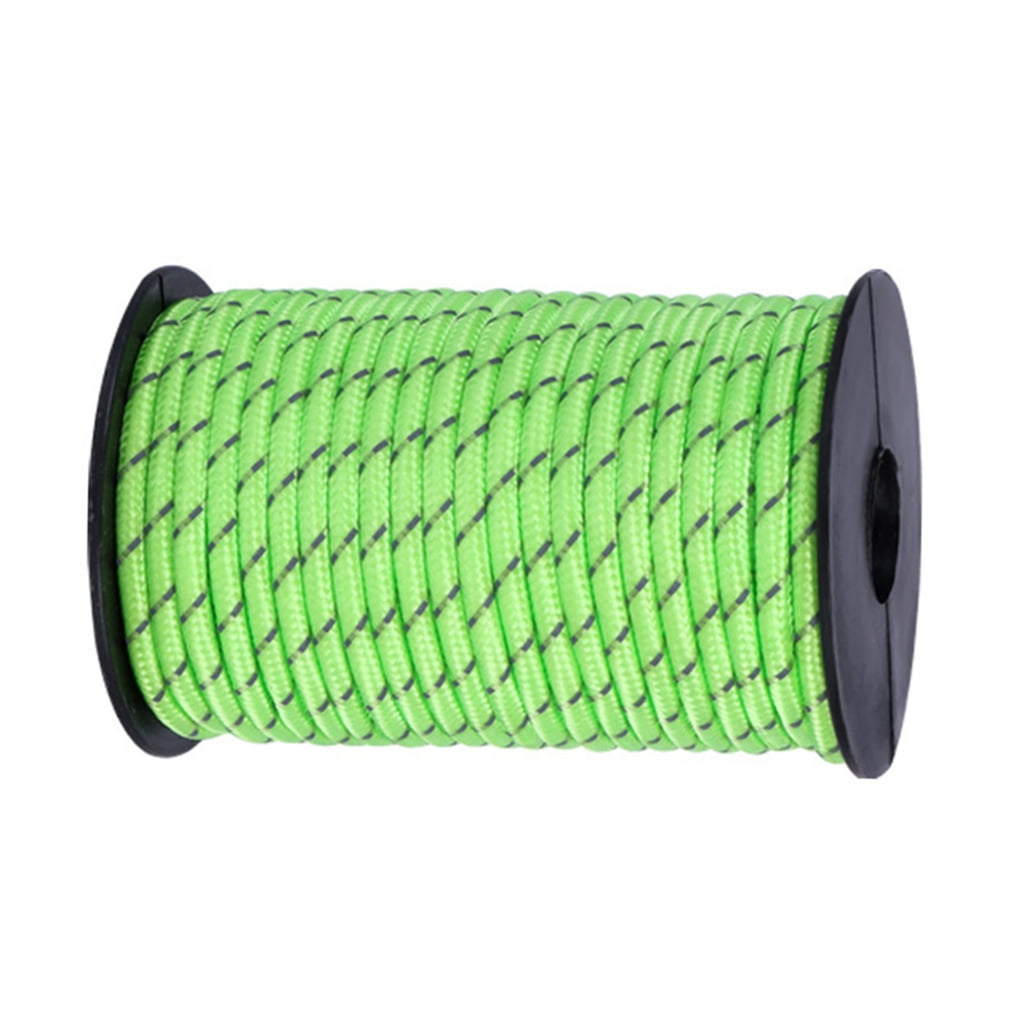 Ywmsfl 4.5mm Reflective Tent Guy Rope, 65 Feet Camping Rope Cord Guy ...