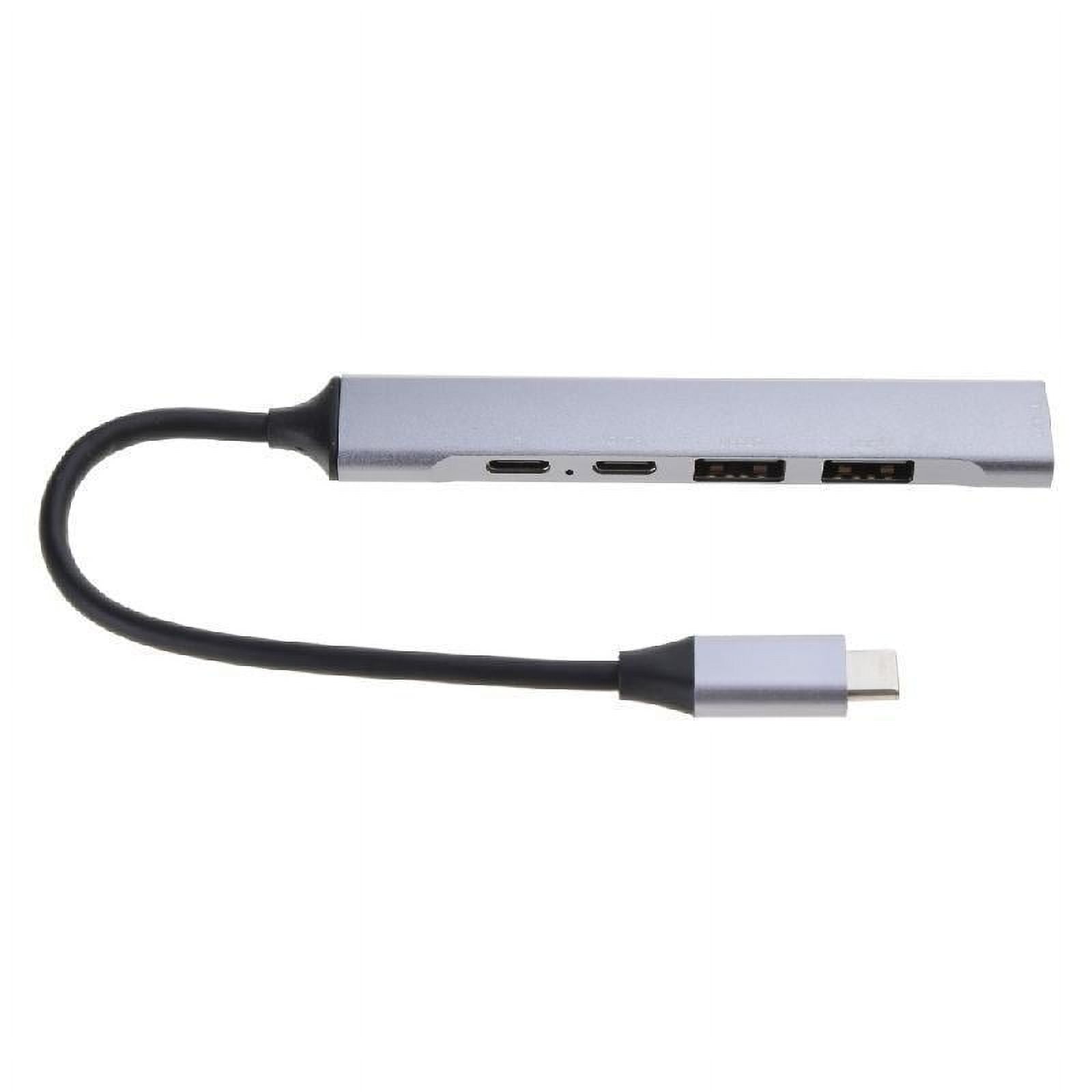 Ywmsfl 4 Ports TypeC HUB Portable USB C Dockng Station PD60W Fast USB A ...