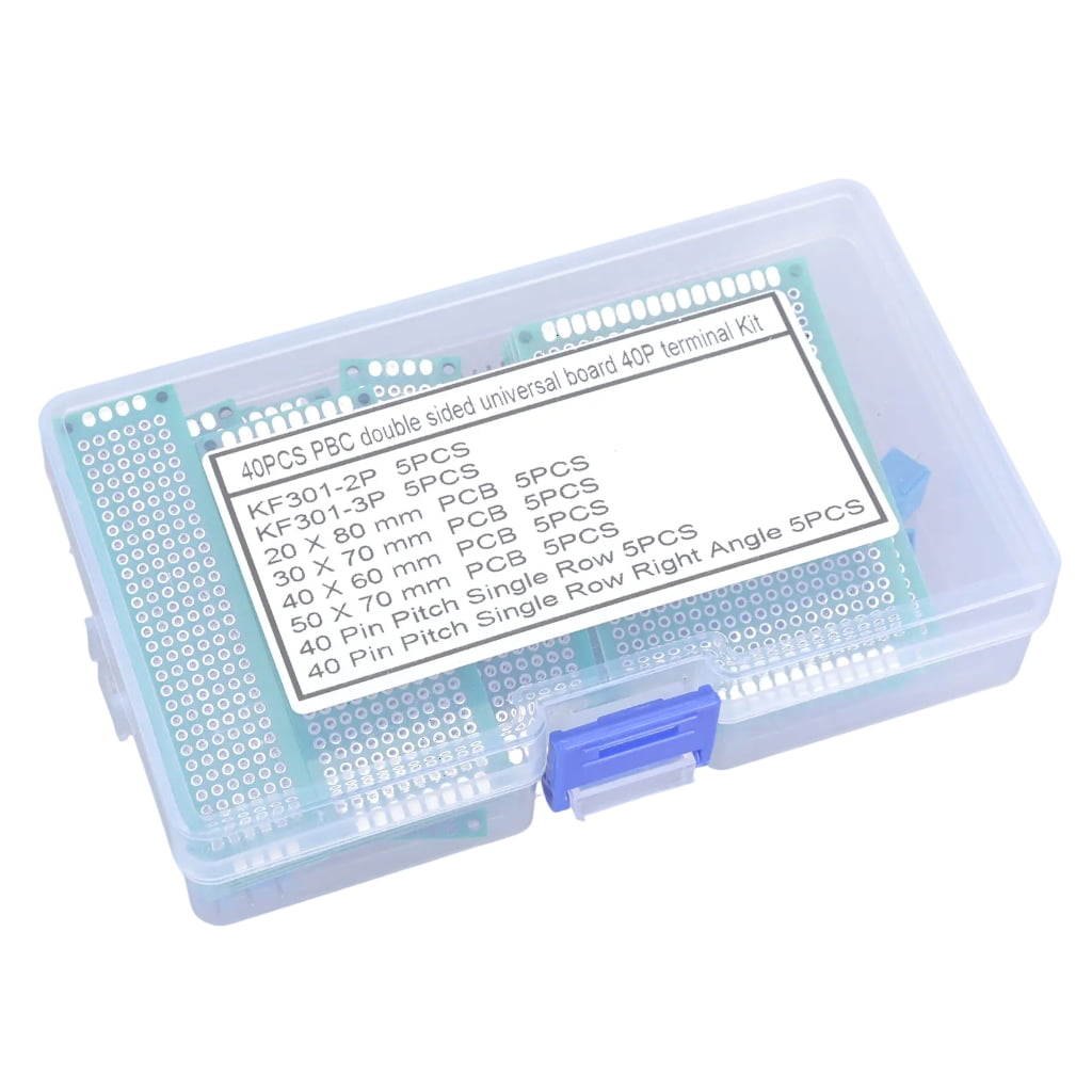 Ywmsfl 40Pcs PCB Printed Circuit Board Soldering Terminals Straight ...