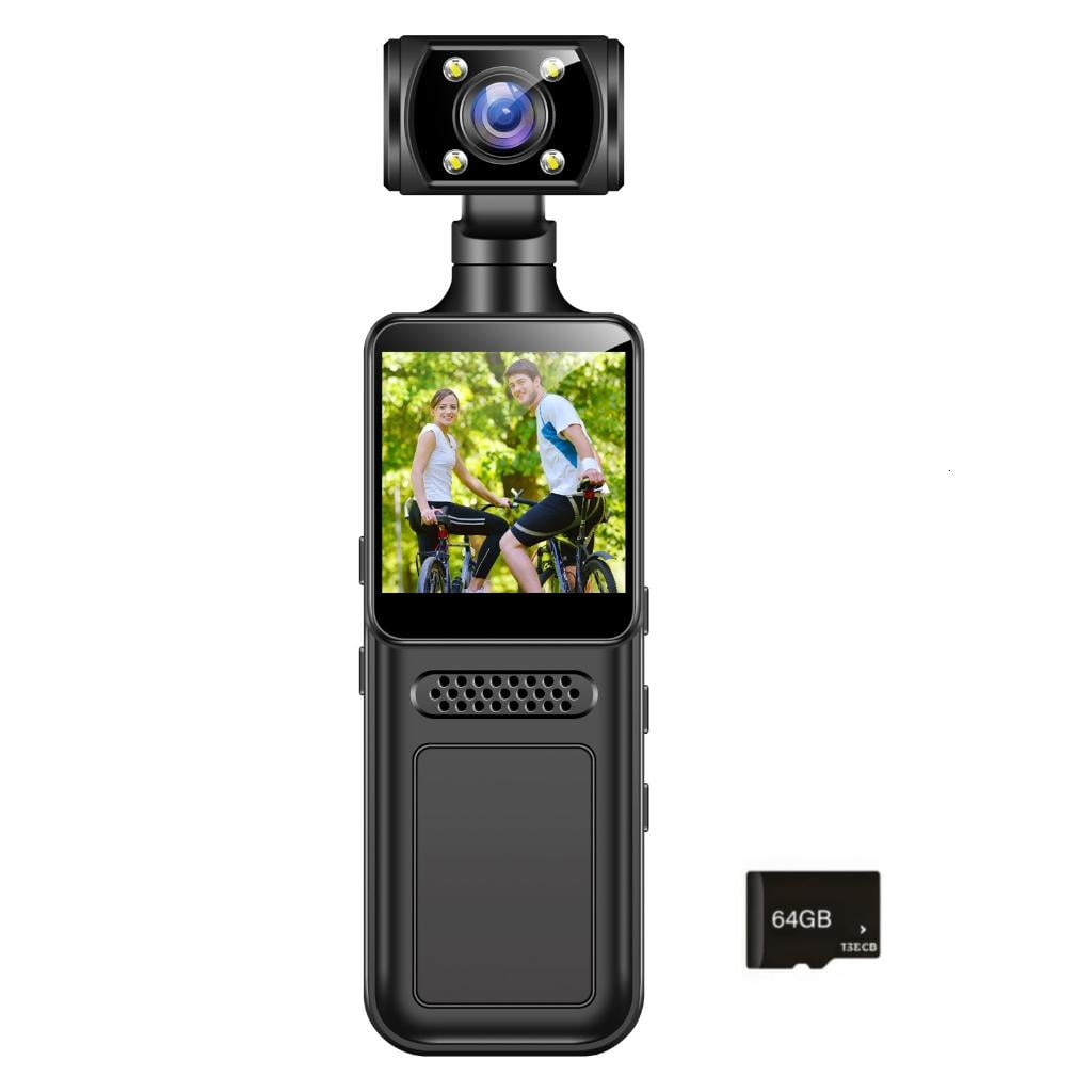 Ywmsfl 4K Body Camera Video Recording Mini Wearable Body Portable 180 ...