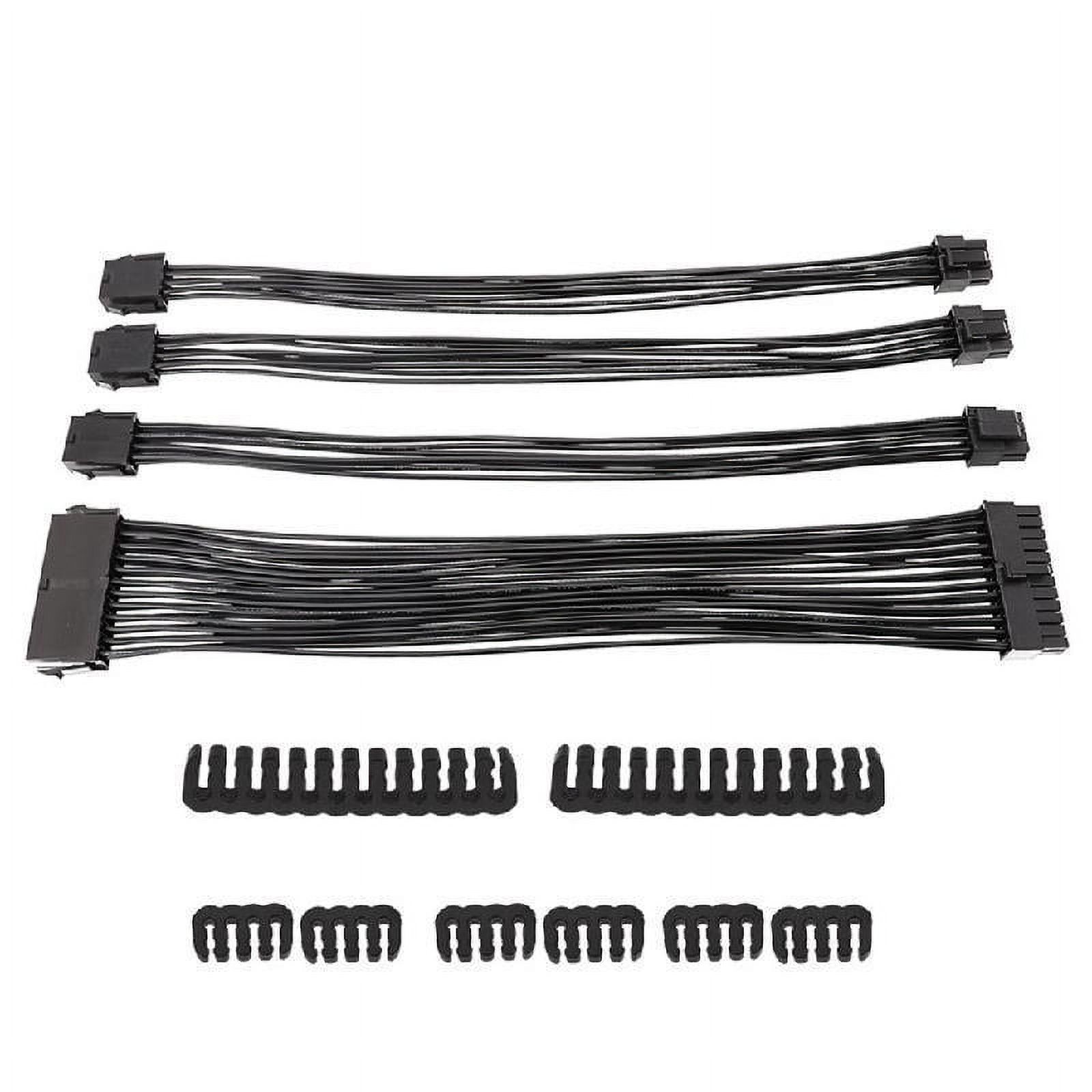 Ywmsfl 4PCS Computer PSUs Extension Cable Mainboard 24Pin with CPU 8Pin ...