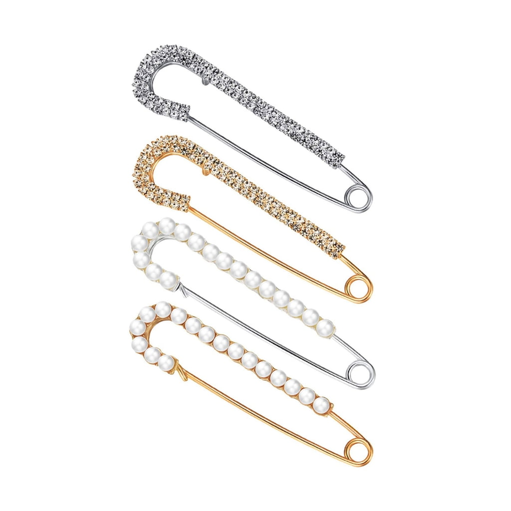 Ywmsfl 4pack Office Wear Brooches Versatile Decorative Pin Pearls ...