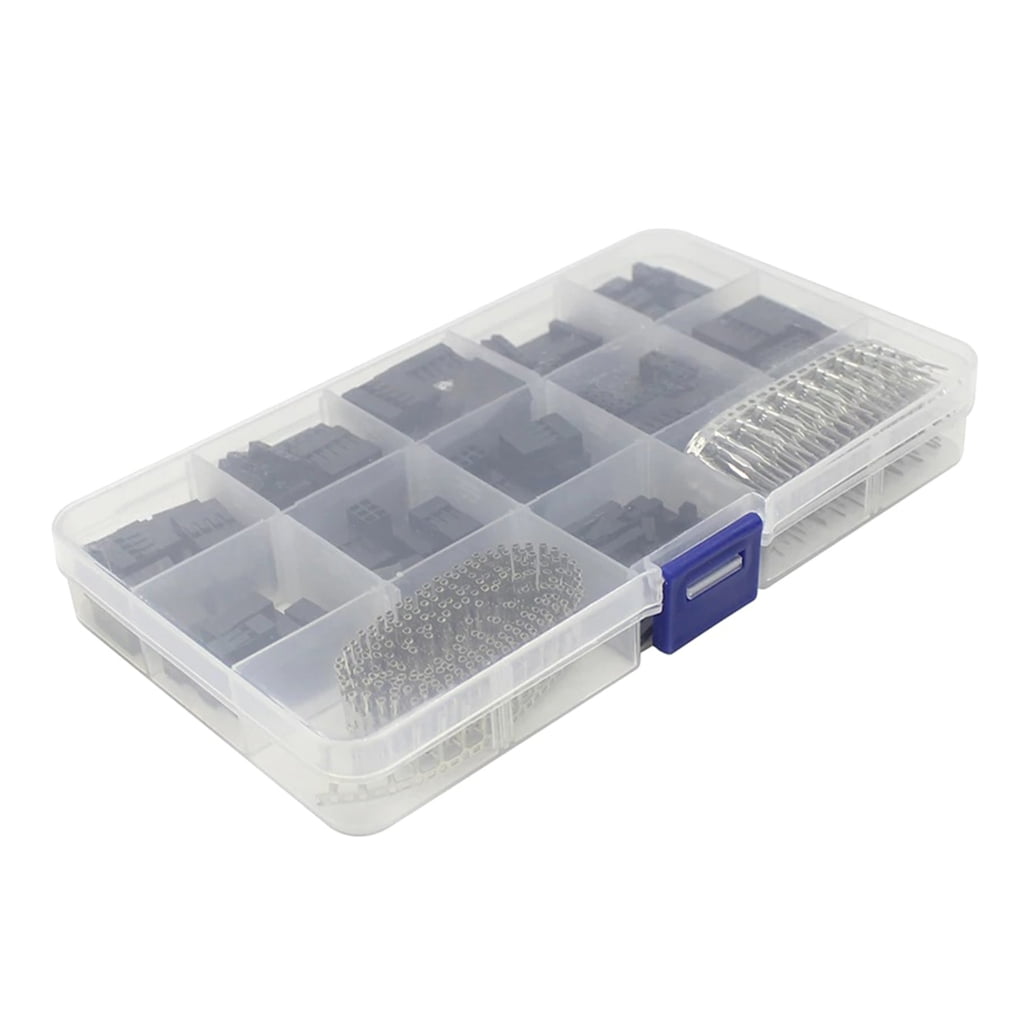 Ywmsfl 620Pcs Male Female Housing Pin Header Crimp Terminals Adapter 2 ...