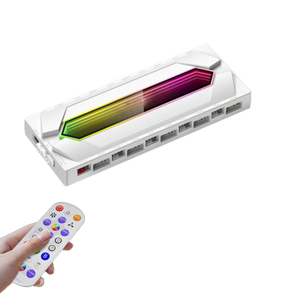 Ywmsfl ARGB PWM HUB Fan Hub Splitter PWM ARGB Hub Splitter Computer ...