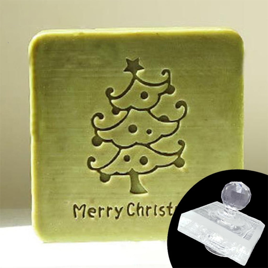 Ywmsfl Acrylic Transparent Stamp Cute Natrual Handmade Soap Stamp ...