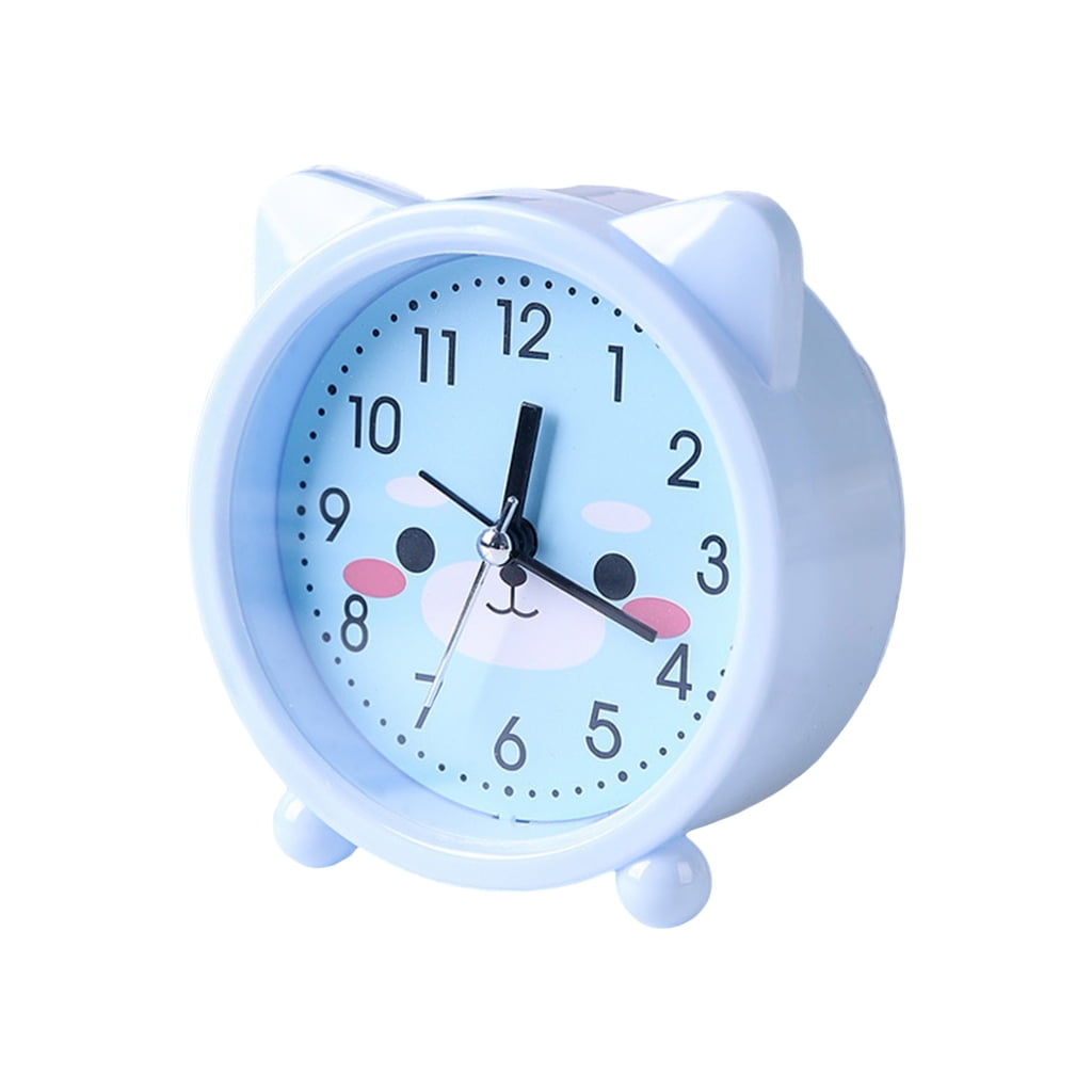 Ywmsfl Adorable Kitten Alarm Clock for Children Bedside Table Practical ...