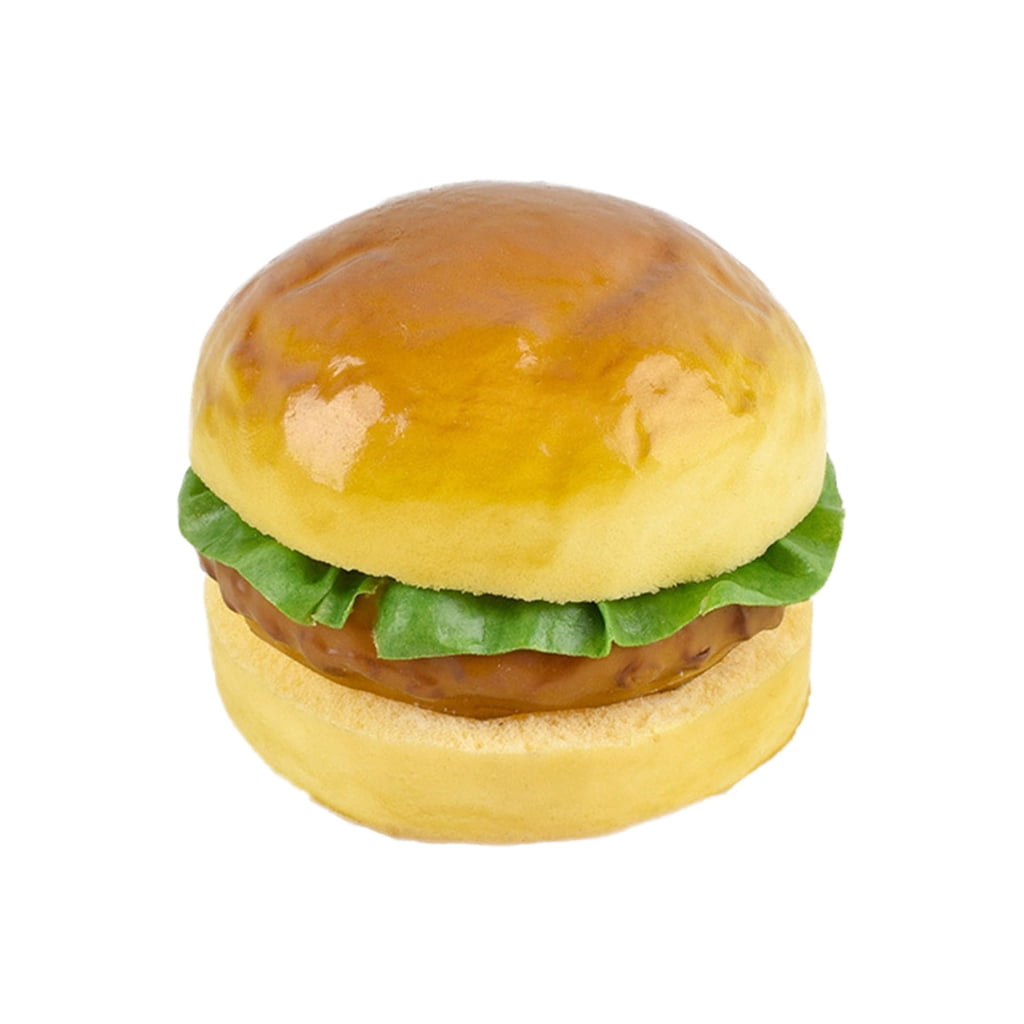 Ywmsfl Artificial Hamburgers PU Food Model Realistic Hamburger PU ...