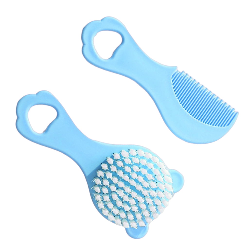 Ywmsfl Baby Hair Comb and Brush Set for Newborns Gentle Scalp Care with ...