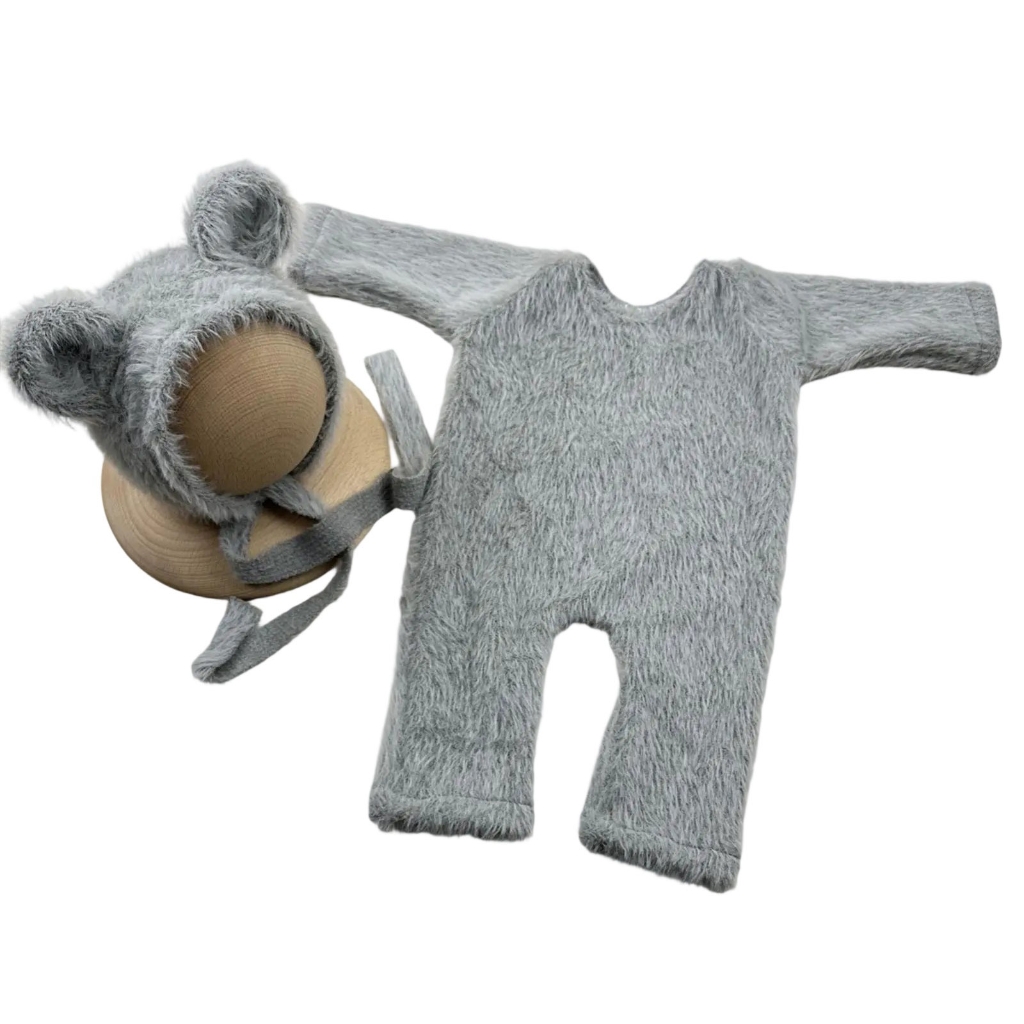 Ywmsfl Baby Photography Props Bear Shape Outfit and Hat Set Photo Shoot ...