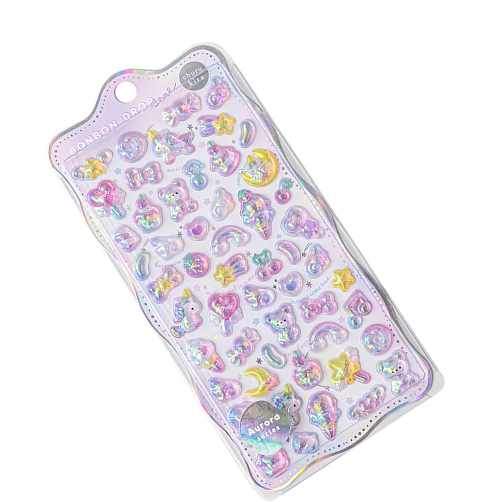 Ywmsfl Candy Drop DIY Diary Stationery Sticker Decorations Cute ...