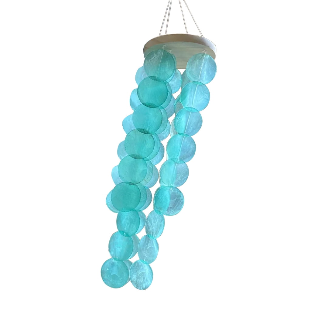Ywmsfl Capiz Shells Wind Chimes Handmade Coastal Type Decoration for Garden and Home - Walmart.com