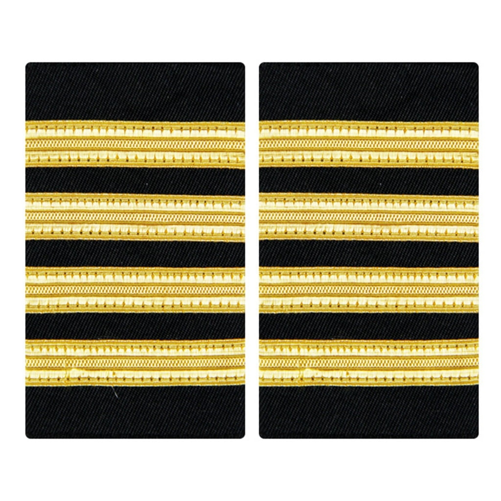 Ywmsfl Captain Epaulettes Golden Striped Shoulder Accessory for ...