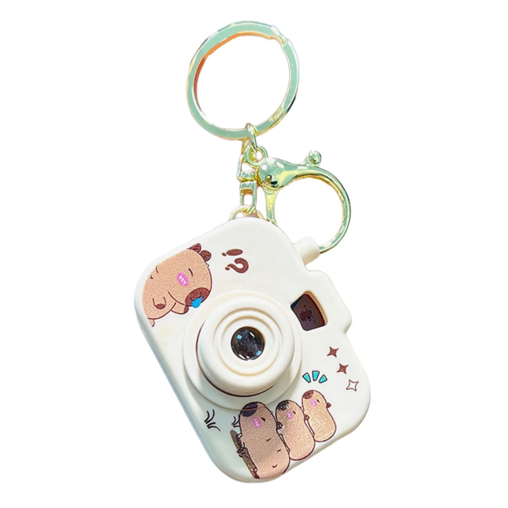 Ywmsfl Cute Capybaras Design Keychain With Integrated Mini Projector ...