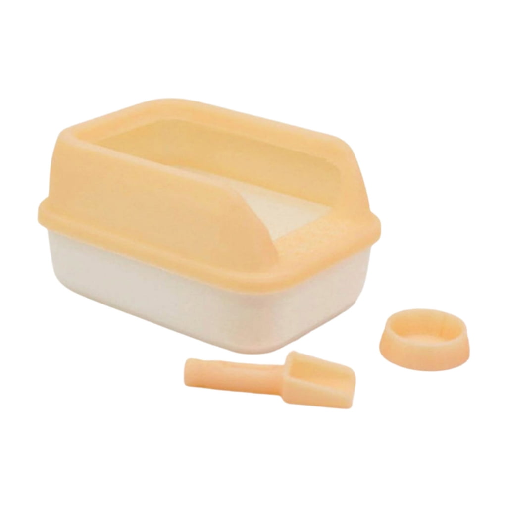 Ywmsfl Cute Educational Dollhouses Pet Playset Bowl Poop Shovel ...