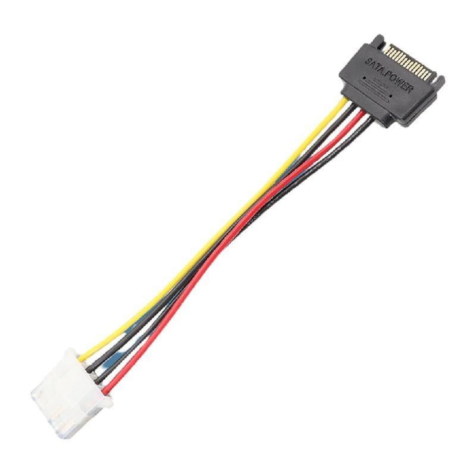 Ywmsfl Efficient 4Pin Power Cord Big 4Pins to 15pin Adapter Cable for ...