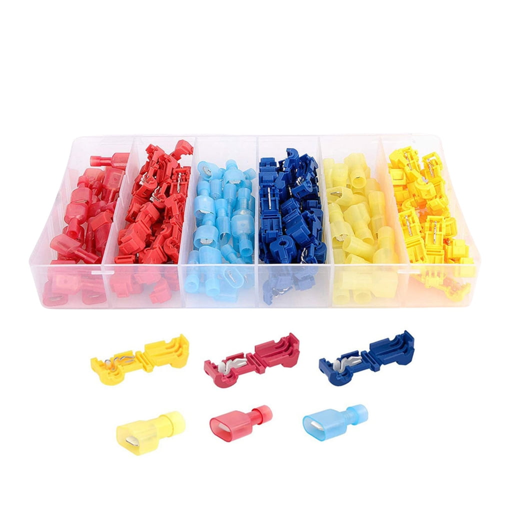 Ywmsfl Electrical Tap Connectors Set of 120 Easy Splices Lock for ...