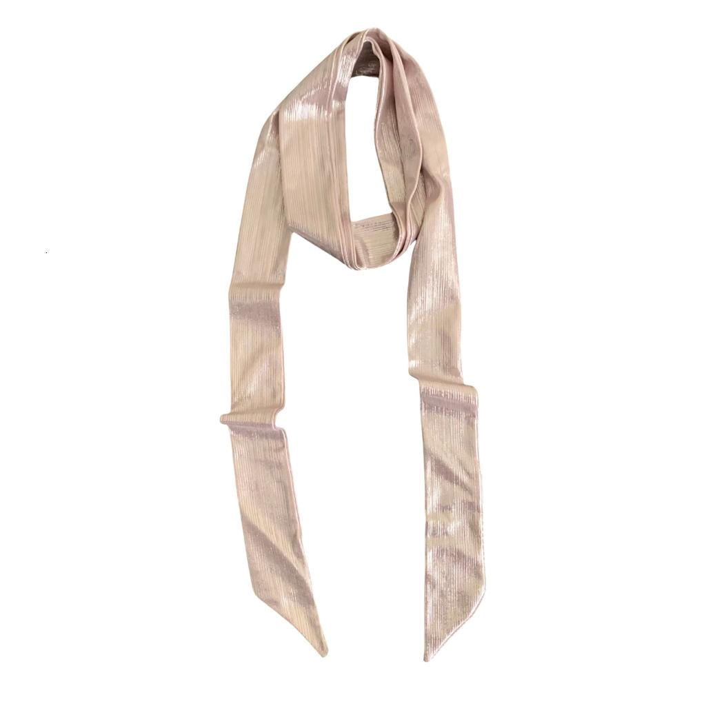 Ywmsfl Elegant Glossy Ribbon Neck Scarf for Casual and Formal Event ...