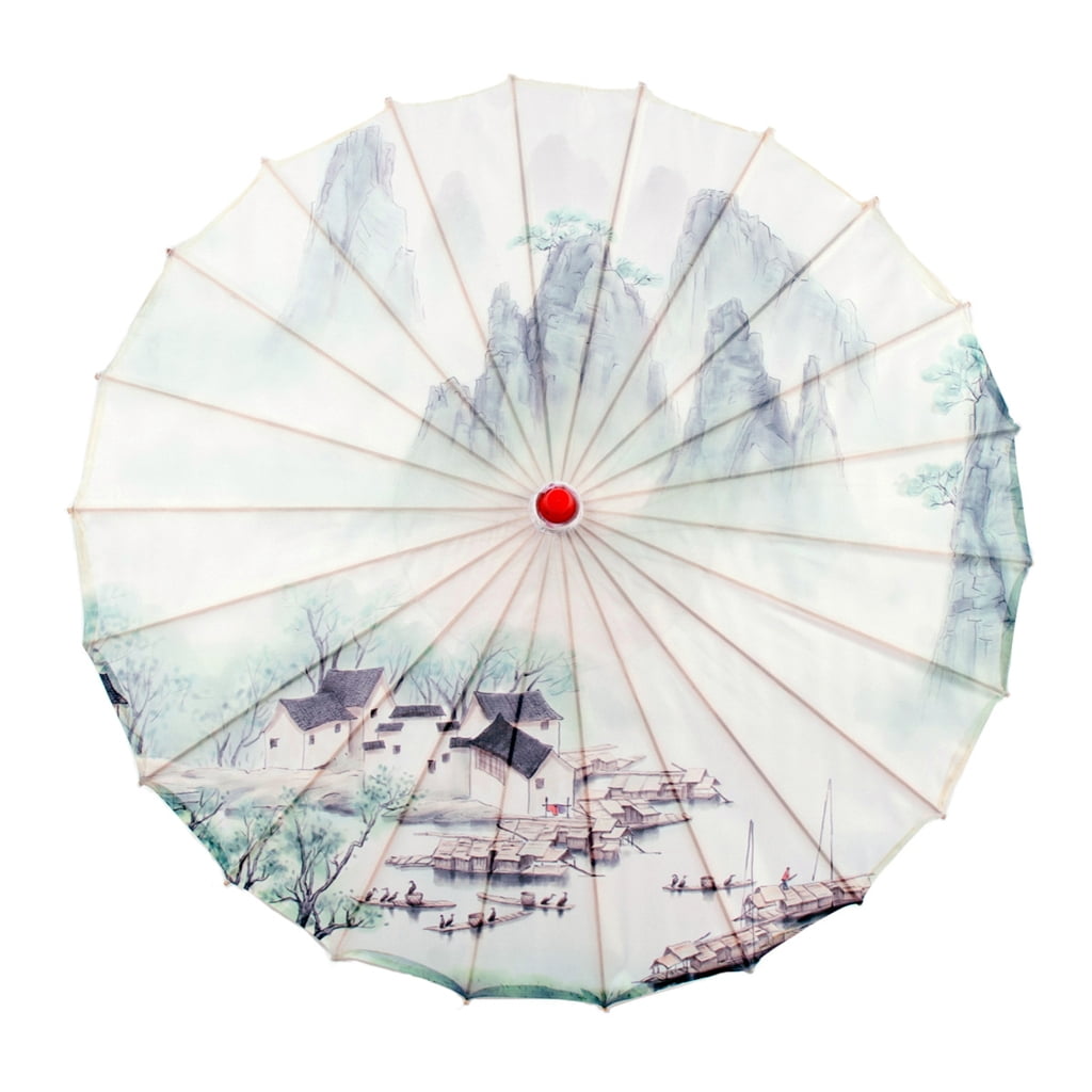 Ywmsfl Elegant Orientals Parasols with Bambooes Frame Oiled Paper ...