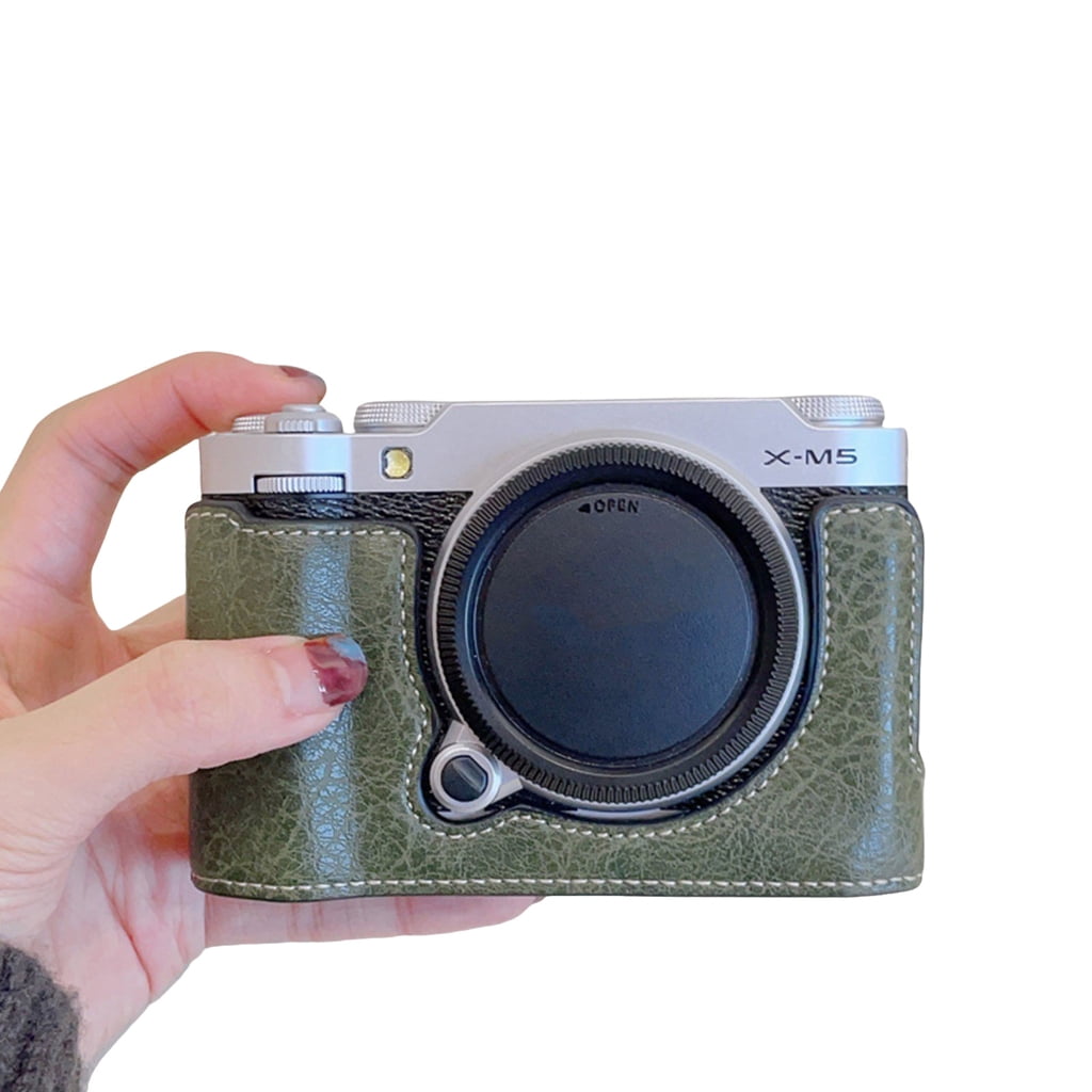 Ywmsfl Elegant PU Leather Half Camera Case Bag Cover for XM5 Easy ...