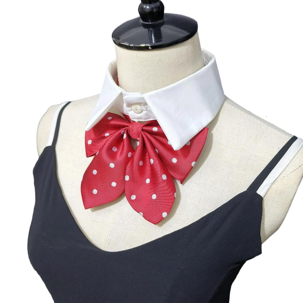 Ywmsfl Fashionable False Collar With Removable Bowtie For Academic ...