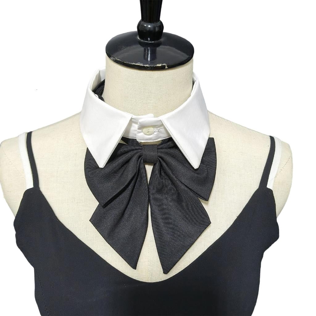 Ywmsfl Fashionable False Collar With Removable Bowtie For Academic ...