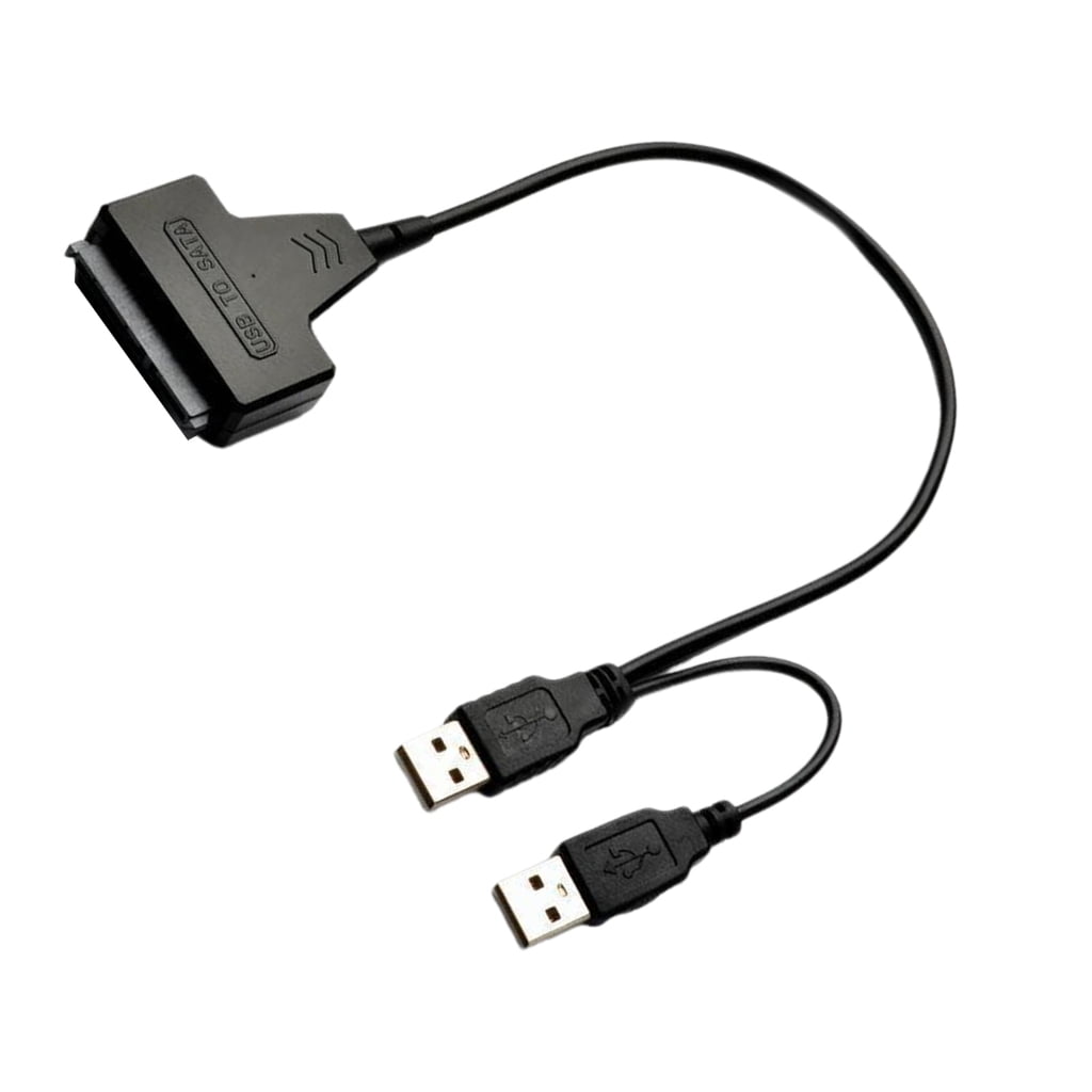 Ywmsfl Fast Speed USB to 2.5inch SATAs Hard Drives Adapter, Two USB ...