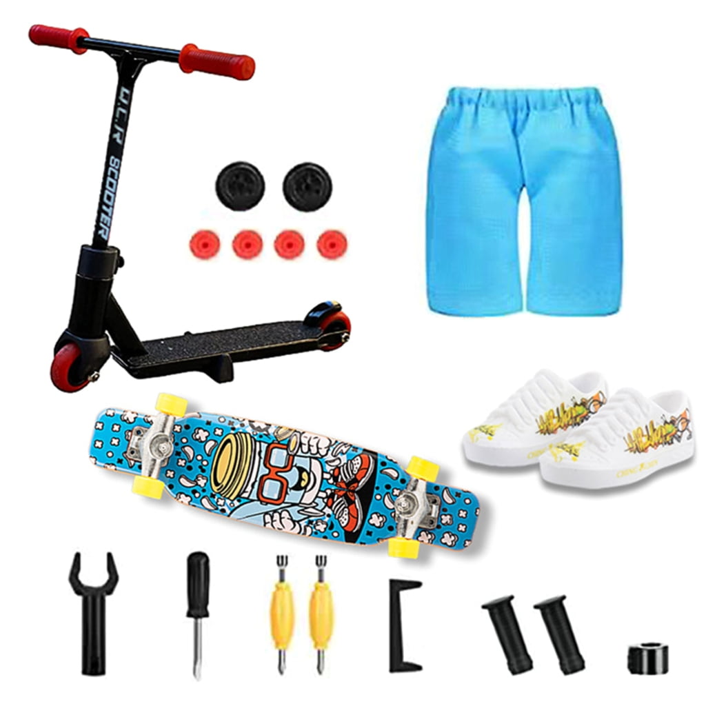 Ywmsfl Finger Scooter Skate Park Set Finger Scooter Fingertip Bike ...