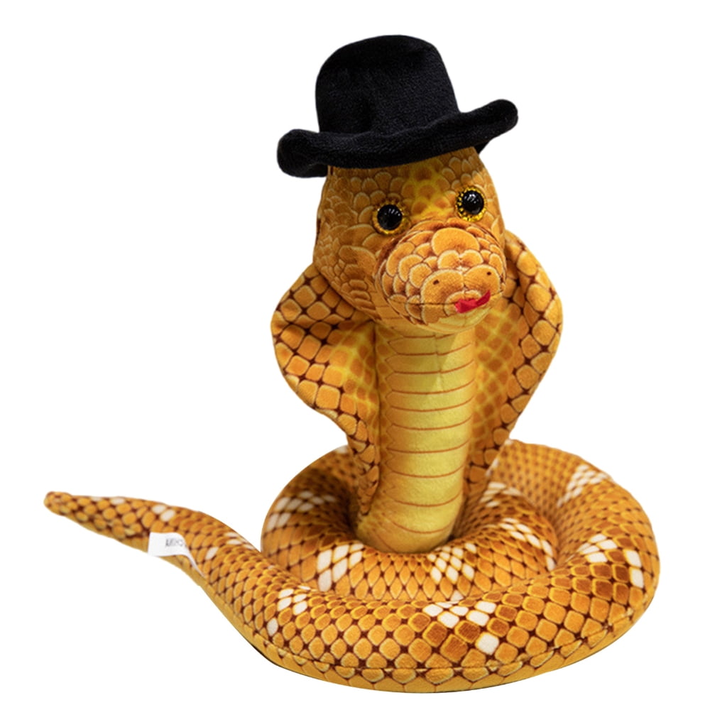 Ywmsfl Fun Plush Snake Figure Cartoon Snake Plush Gentleman Animal Toy ...