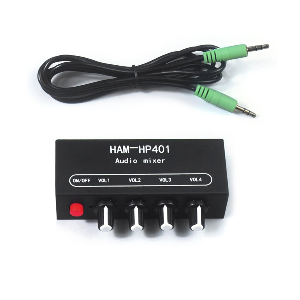 Ywmsfl HP204 Stereo Headphones Amplifier 4 Input 1 Output Auditory ...